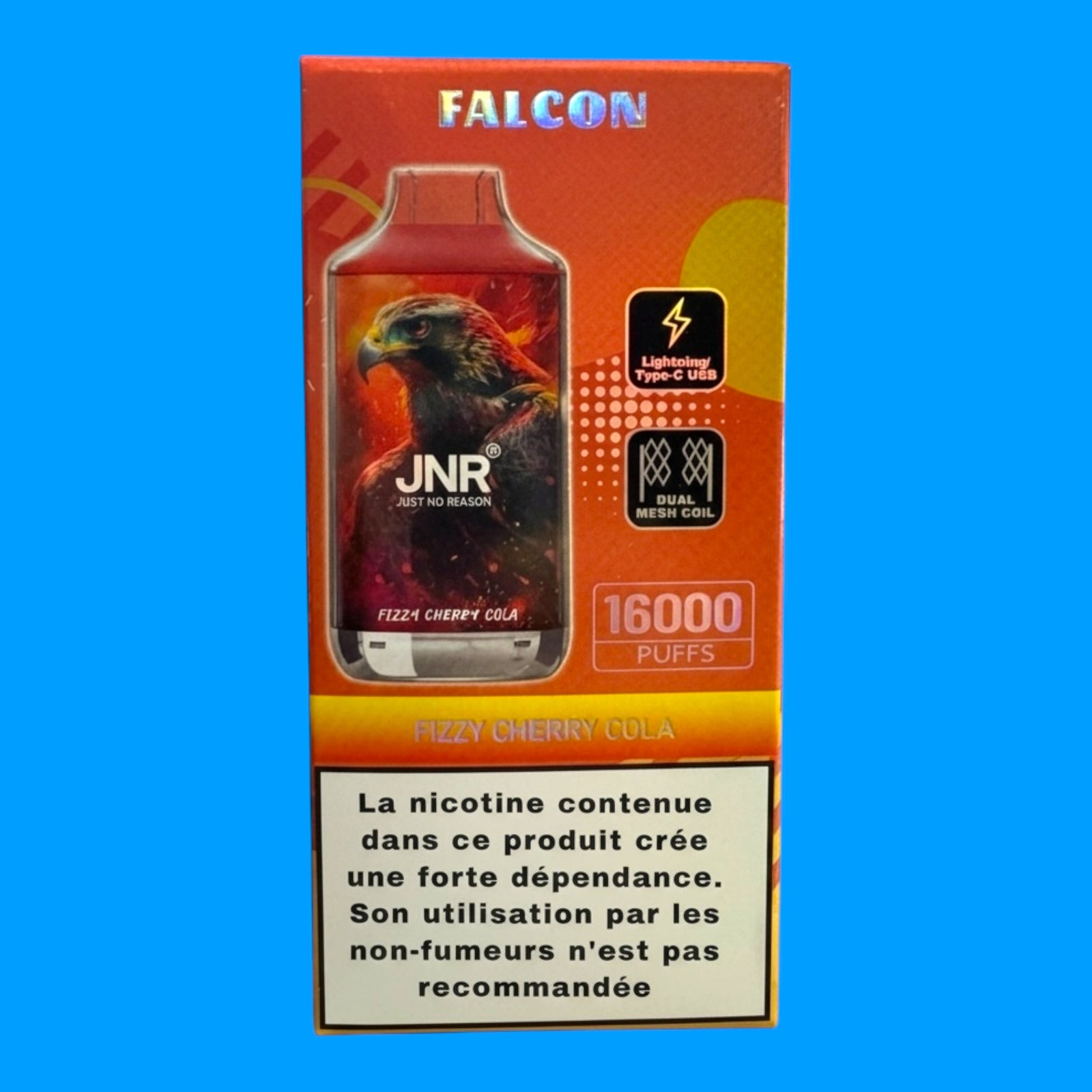 Puff JNR FALCON X 16K - Goût Hawaii, Mi Amor, Love 66 | 16 000 Puffs